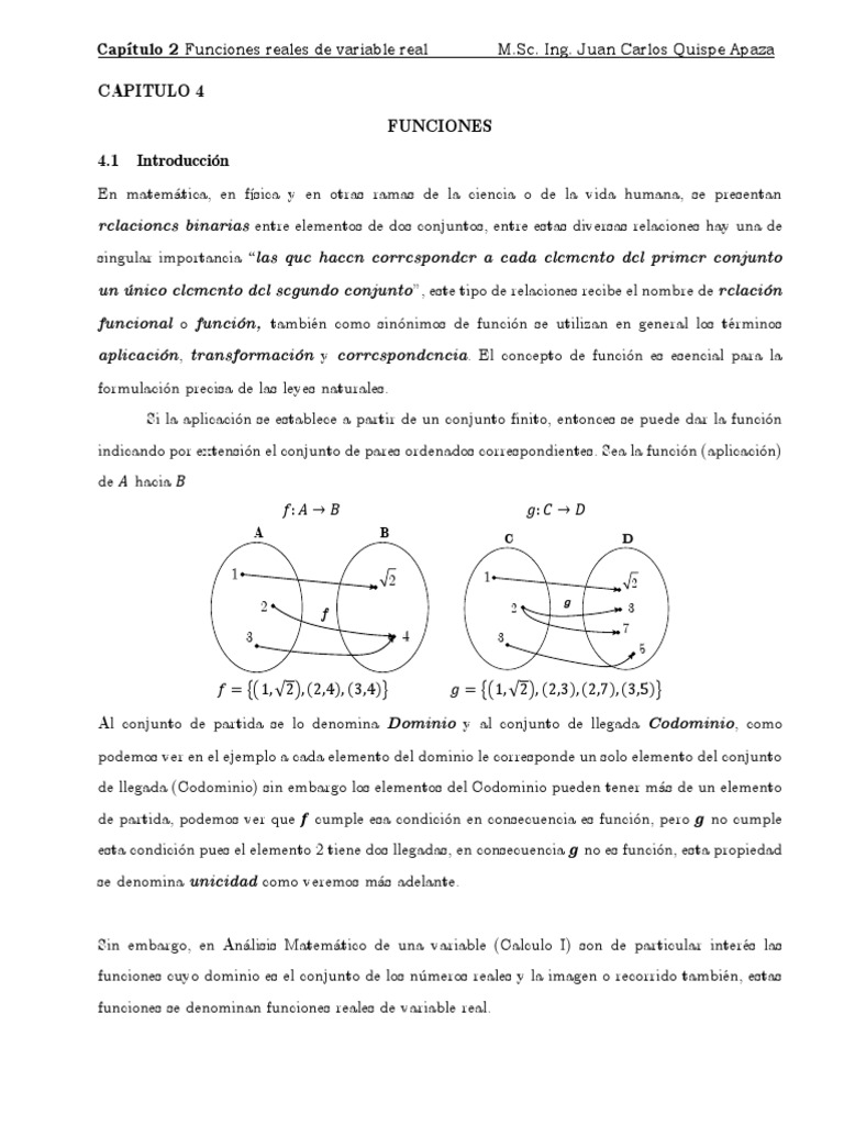 Capitulo 4 Funciones (II-2022) | PDF