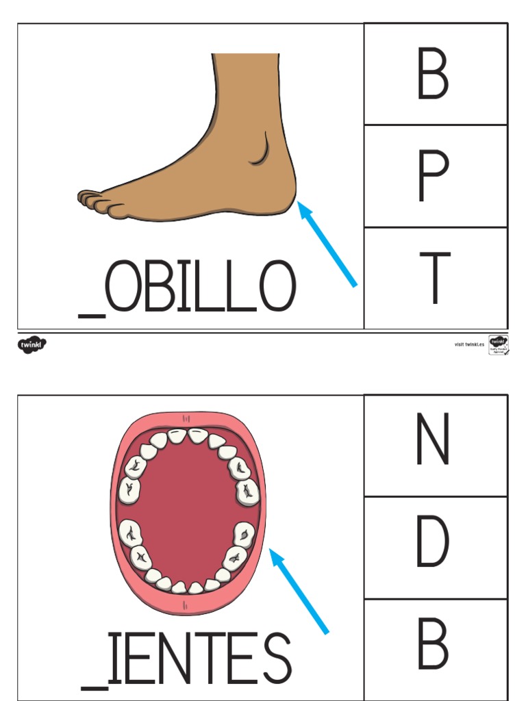Juego de Pinzas Elige El Sonido Correcto La T La D La N La F | PDF