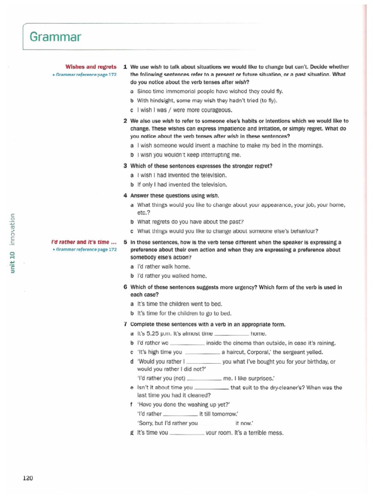 Unit 10 Grammar | PDF Unit 10 Grammar | PDF