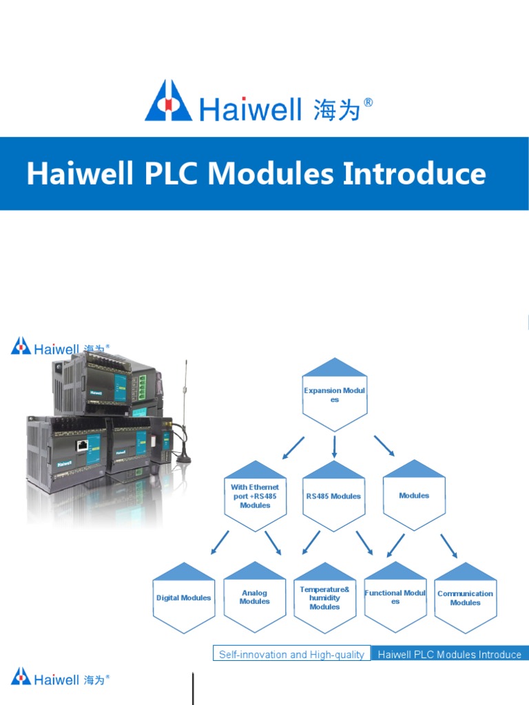 Haiwell PLC Modules Introduce | PDF