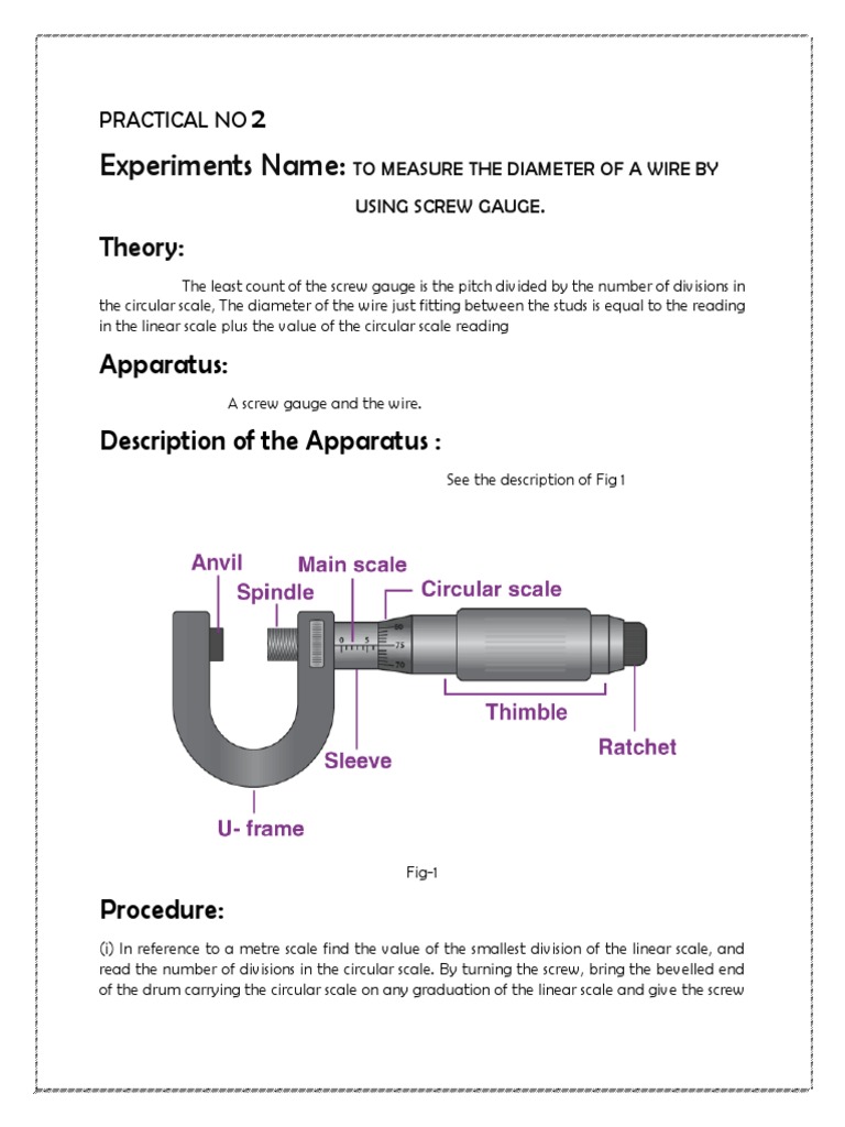Practical No 2 | PDF | Screw