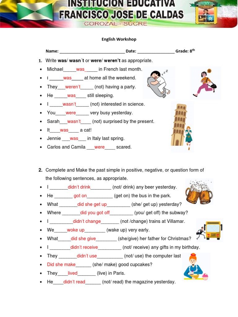 English Workshop RESUELTO | PDF
