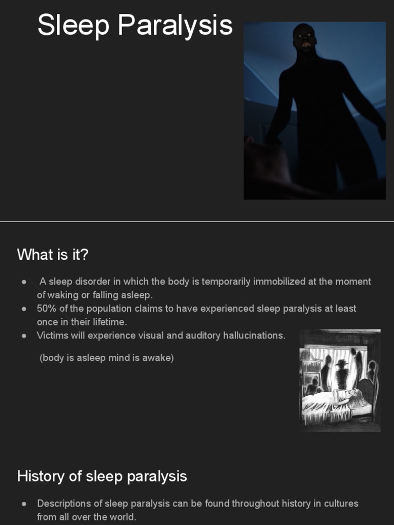 Sleep Paralysis Presentation | PDF