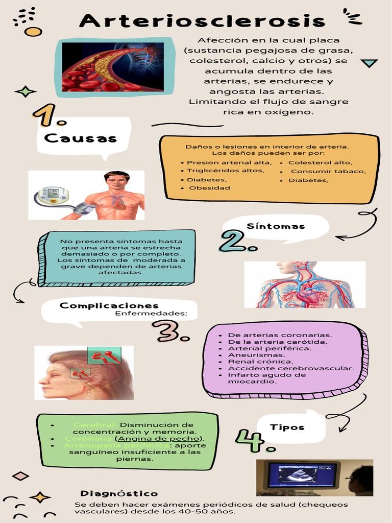 Infografía Arteriosclerosis | PDF