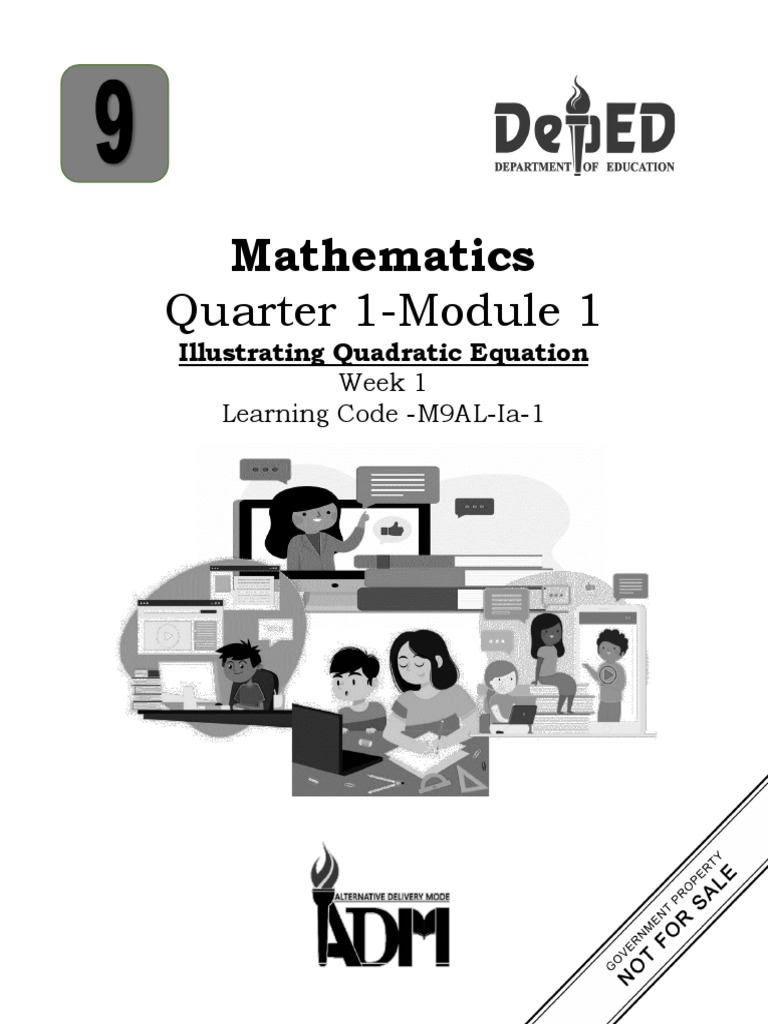 Math9 Quarter1 Module1 Final V3 1 Revised Pdf Equations Variable