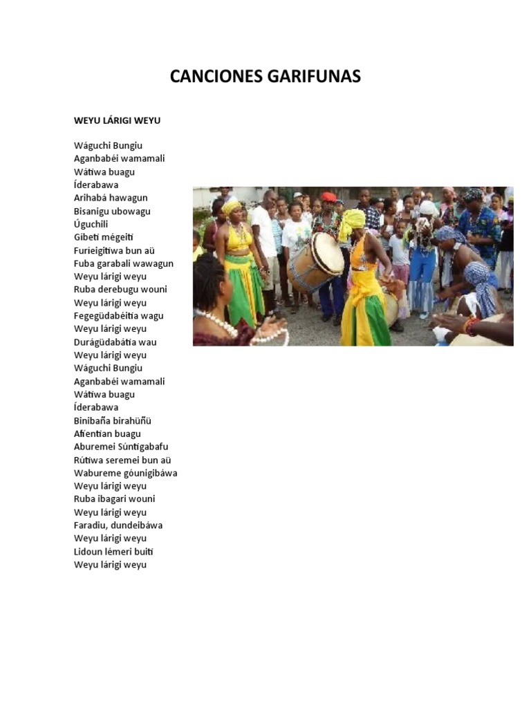 Canciones Garifunas | PDF