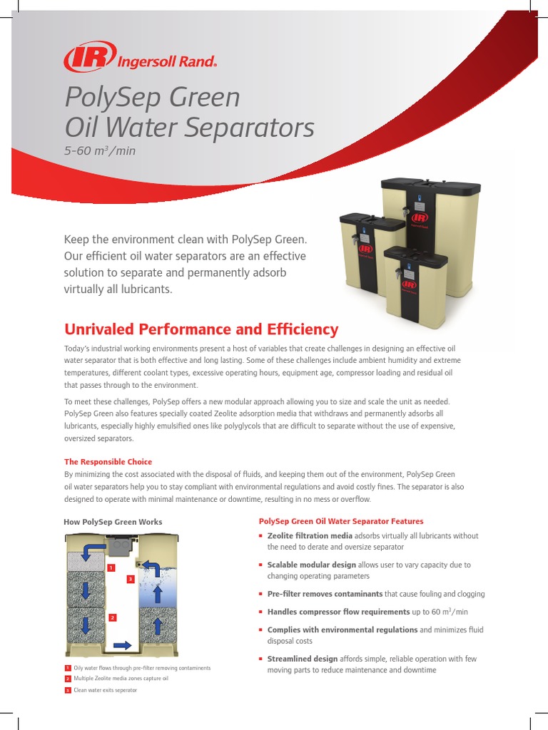 PolySep Green A4 - Print - EN | PDF | Water | Adsorption