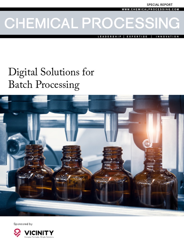 Digital Solutions For Batch Processing Chemical Processing 15 | PDF | Enterprise Resource Planning