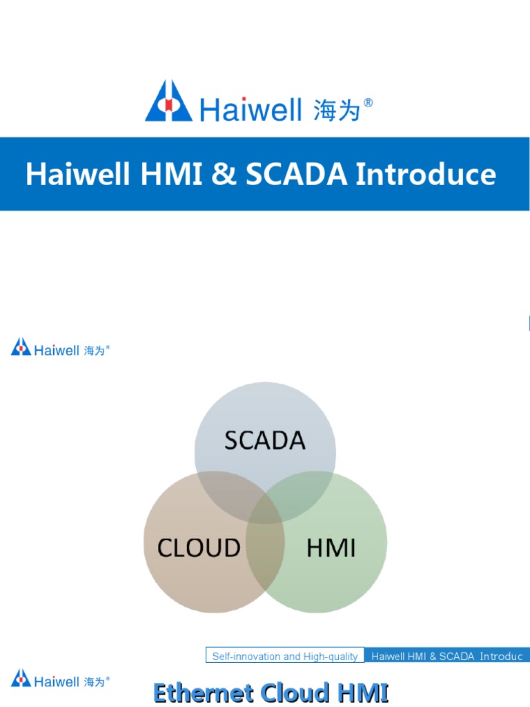 Haiwell HMI & SCADA Solutions | PDF | Scada | Cloud Computing