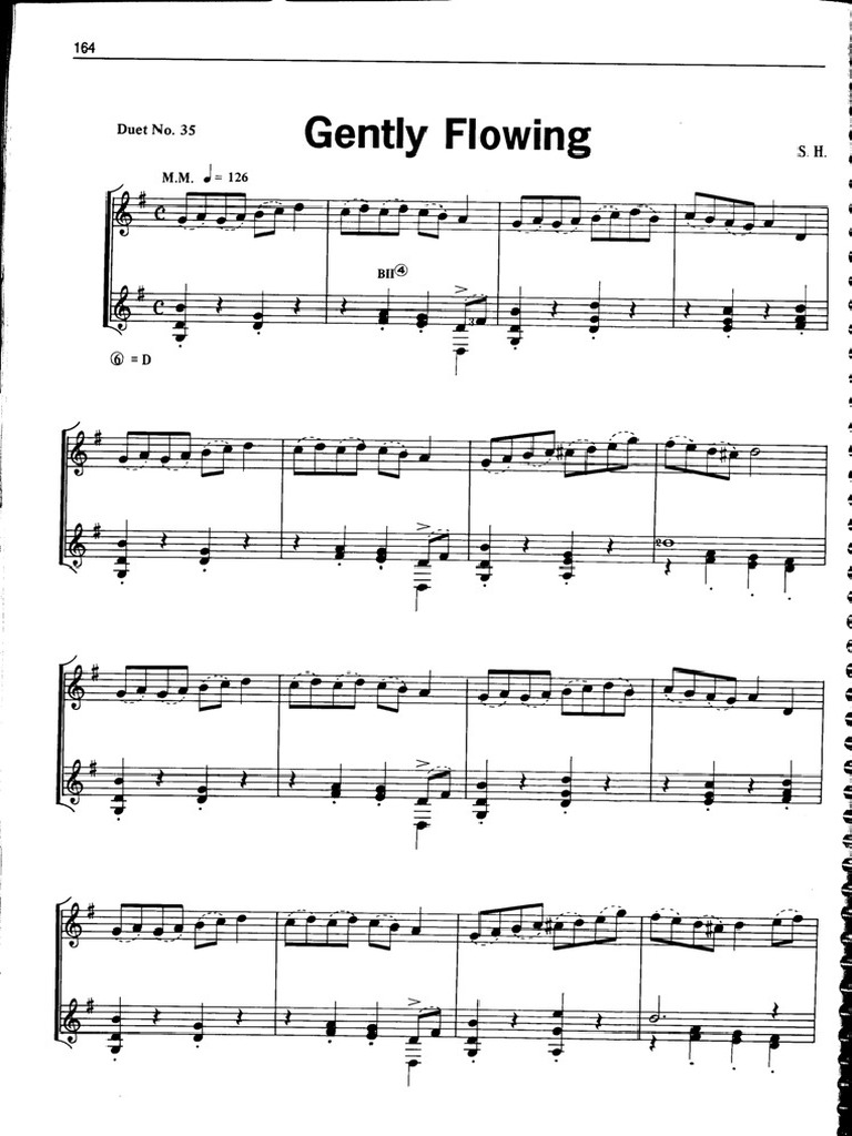 Gently Flowing (SLURS) - Aaron Shearer | PDF