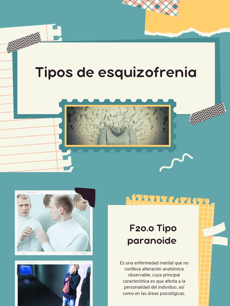Tipos de Esquizofrenia | PDF | Esquizofrenia | Medicina CLINICA