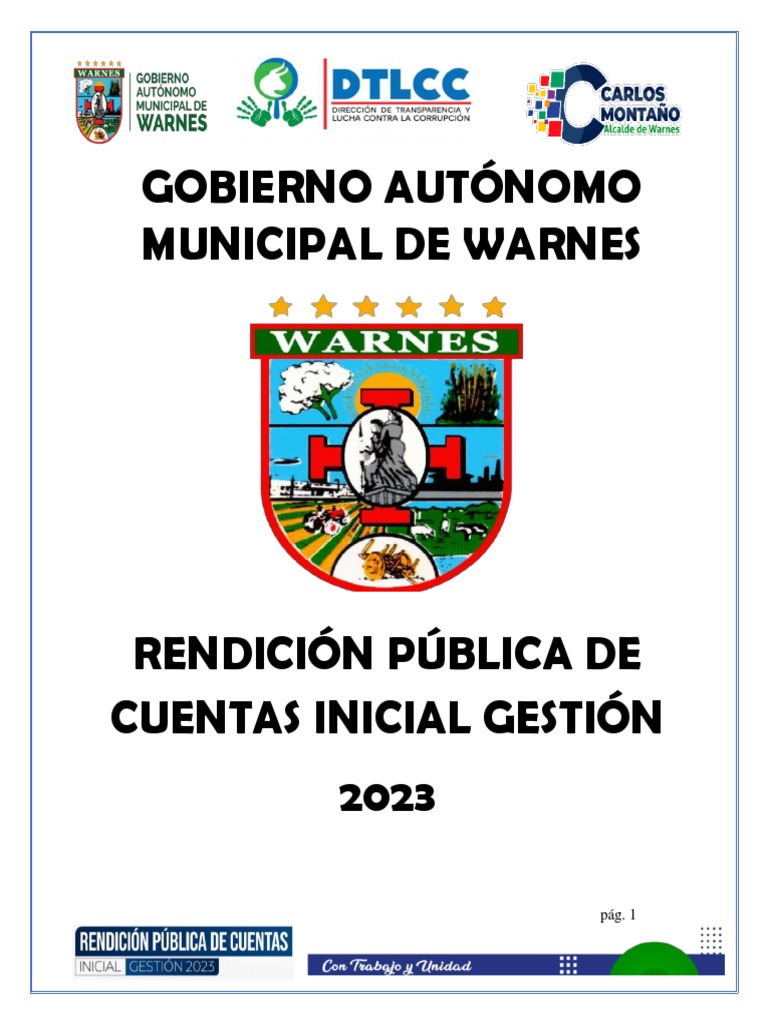 Informe Final. Inicial 2023 Warnes | PDF | Protección al Consumidor | Transporte
