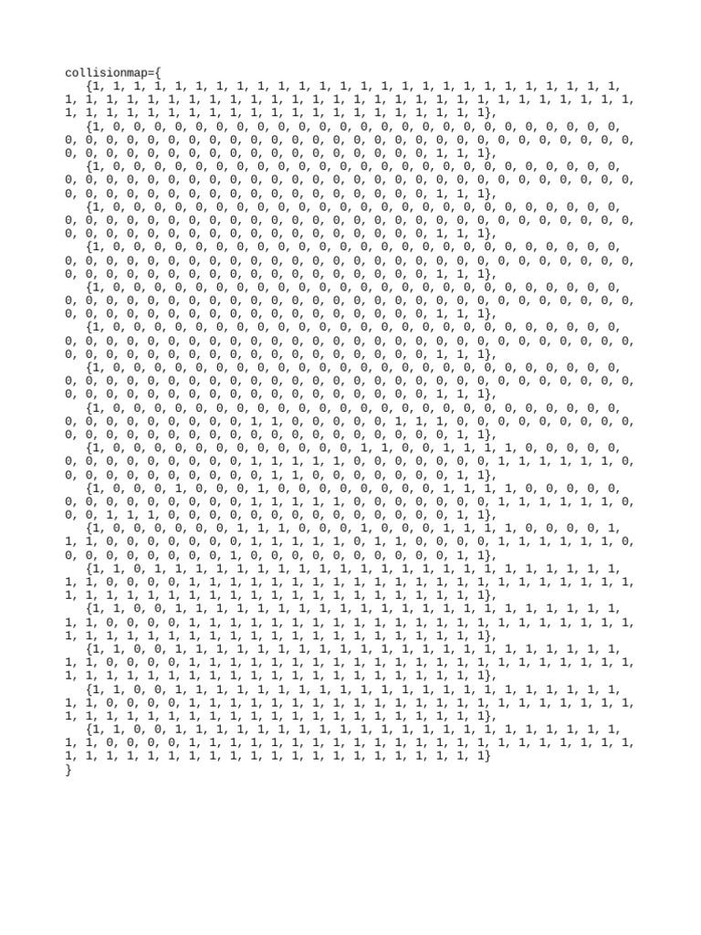 Collision Map 1 | PDF