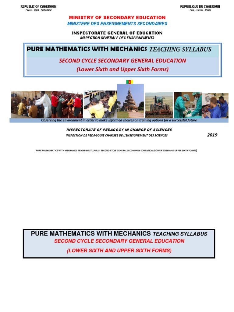 Pure Maths With Mechanics | PDF | Learning | Mathematics
