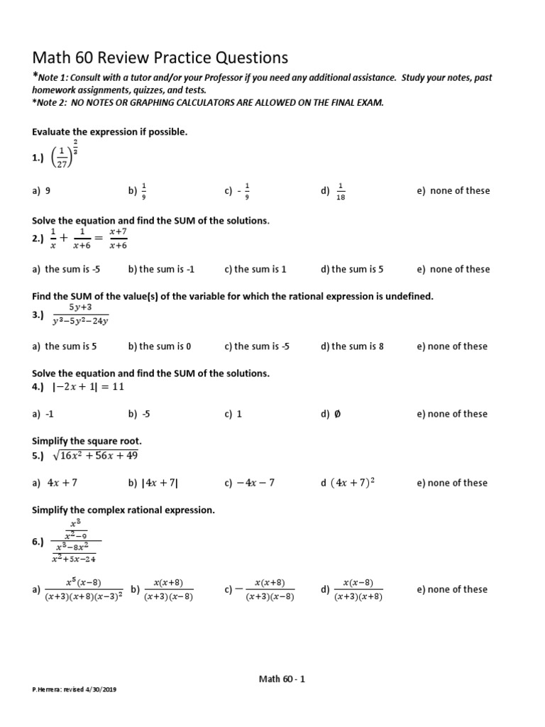 UNIT 9 MATH TEST | PDF