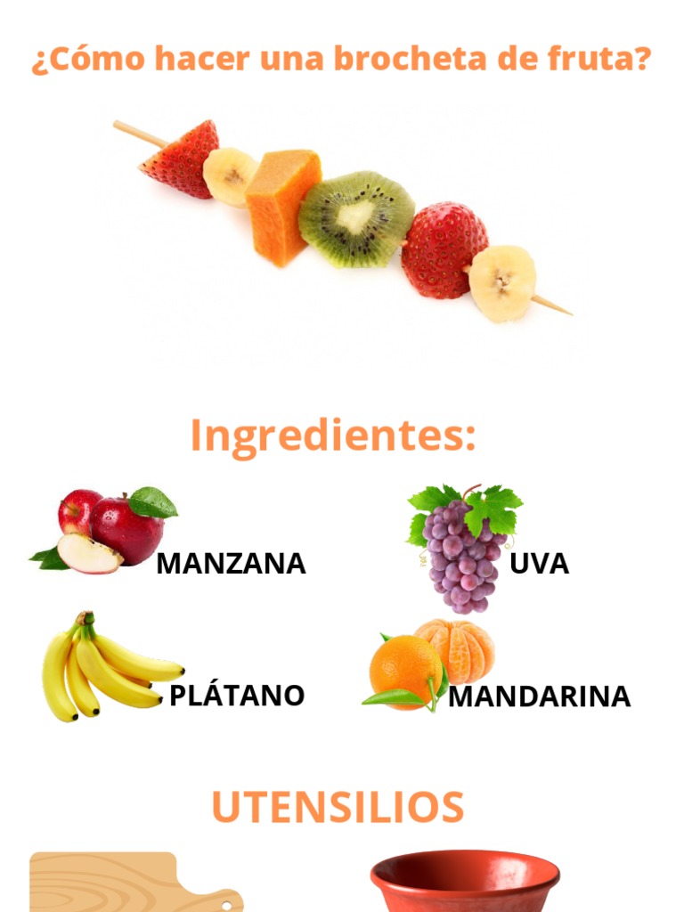 Cómo hacer una brocheta | PDF