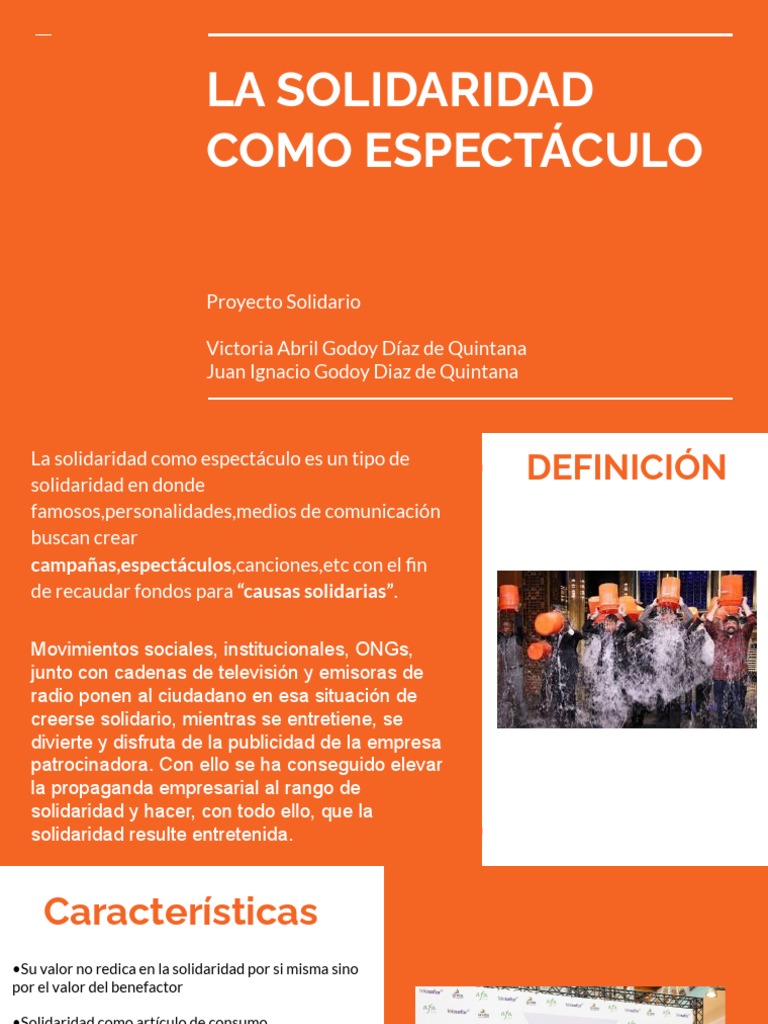 Proyecto Solidario | PDF