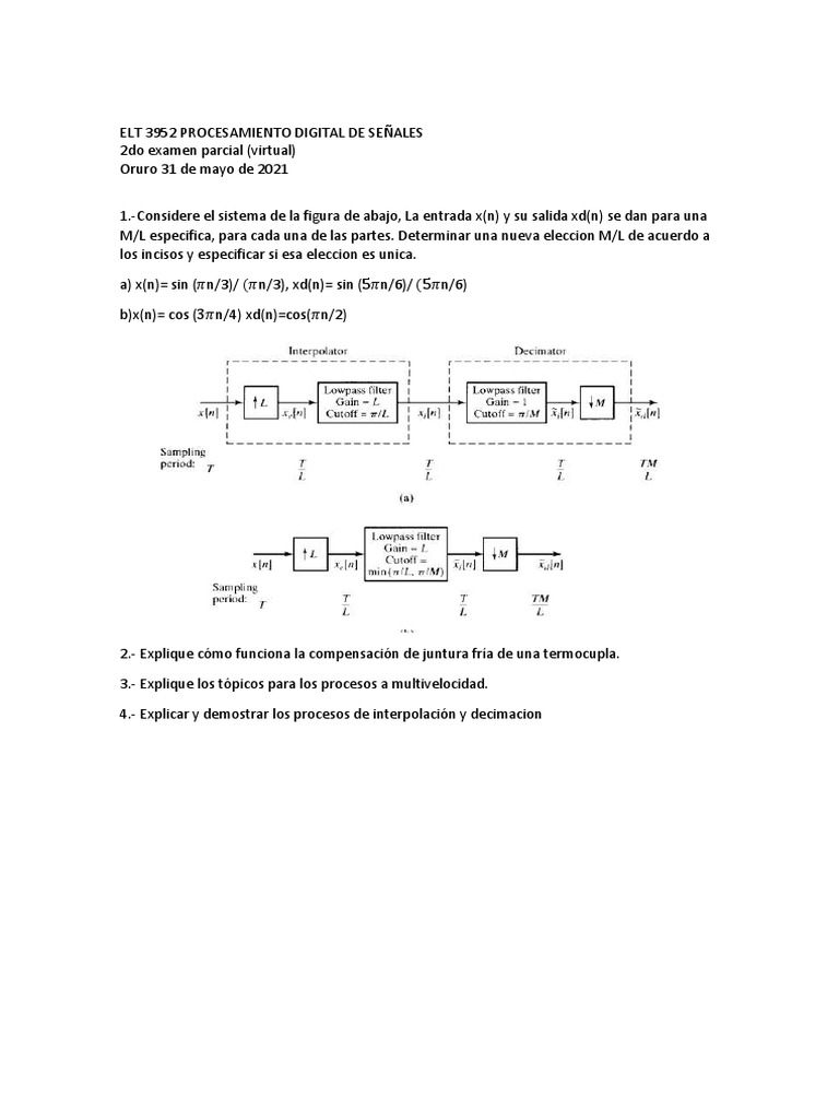 2do Parcial Elt 3952 1-2021 | PDF