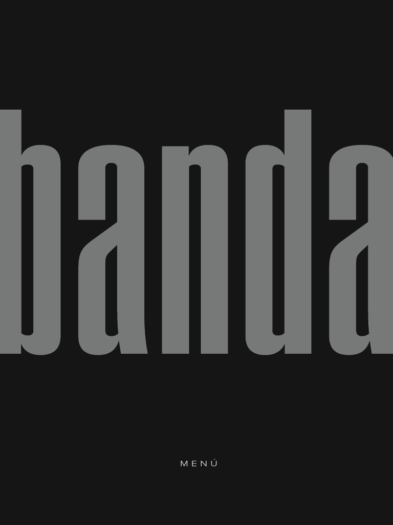Menú Banda | PDF | ensalada | Cocinando