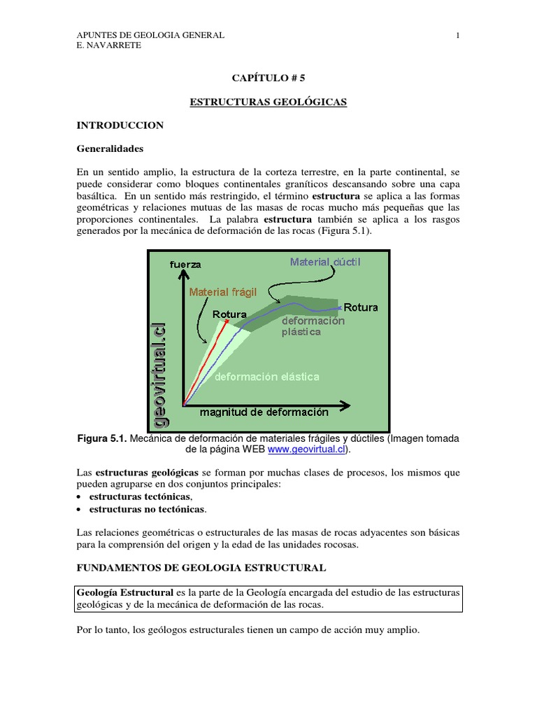 Estructuras Geológicas y su Estudio | PDF | Geología | Ciencias de la ...