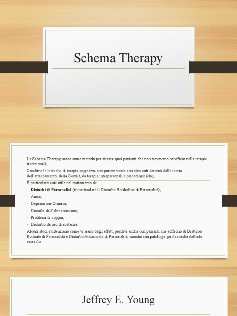 Schema Therapy | PDF