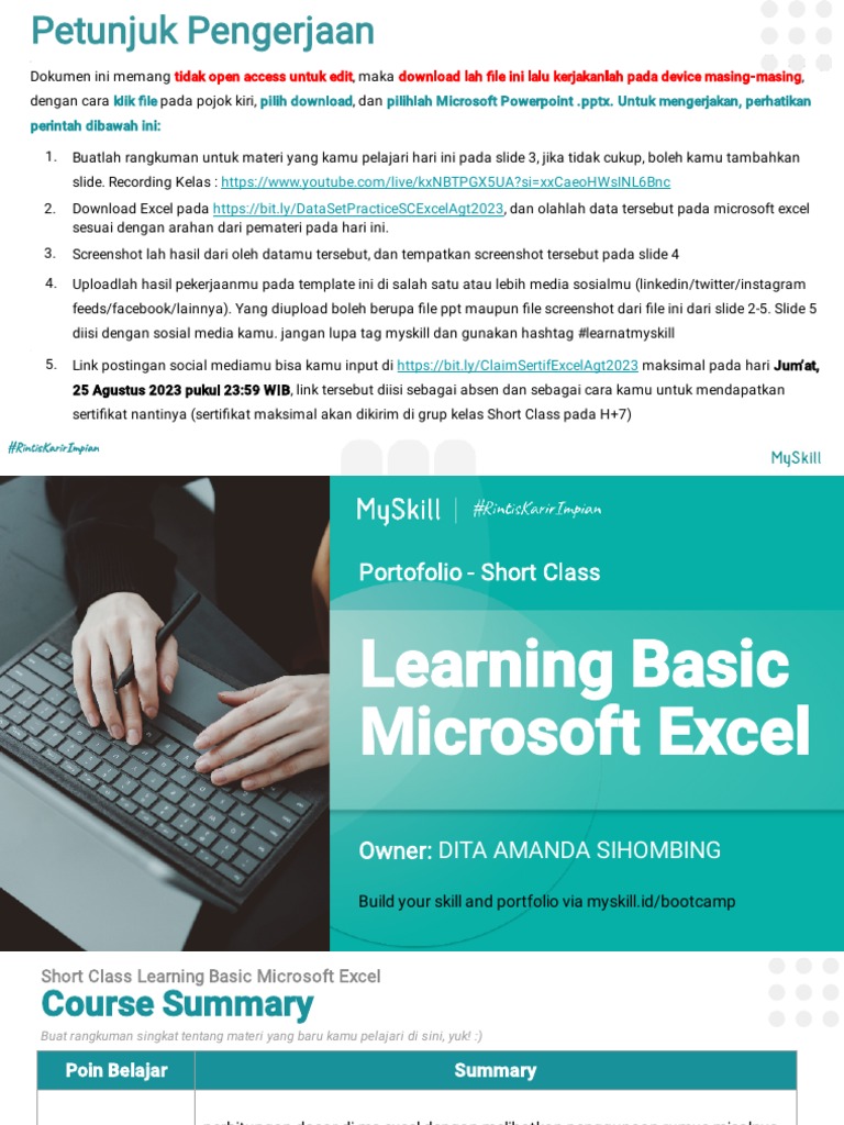 Mini Task SC Basic Excel | PDF