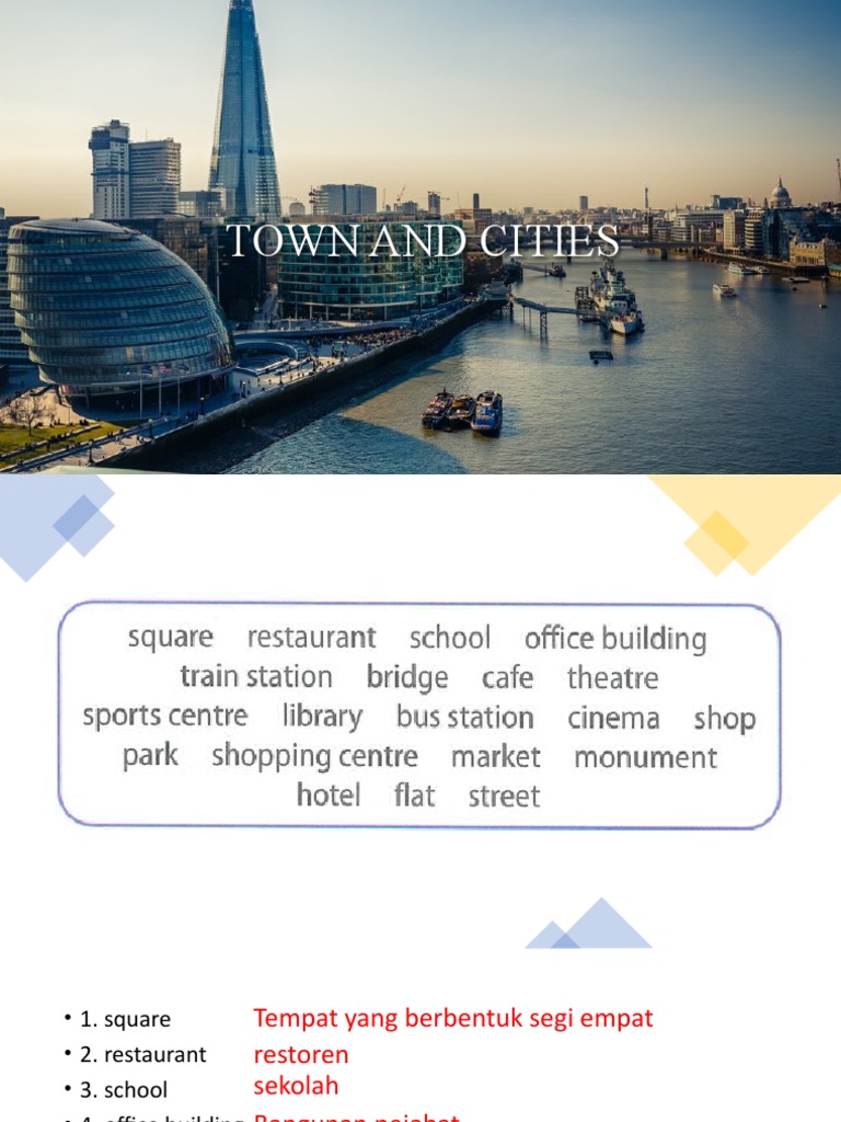 Town and Cities | PDF