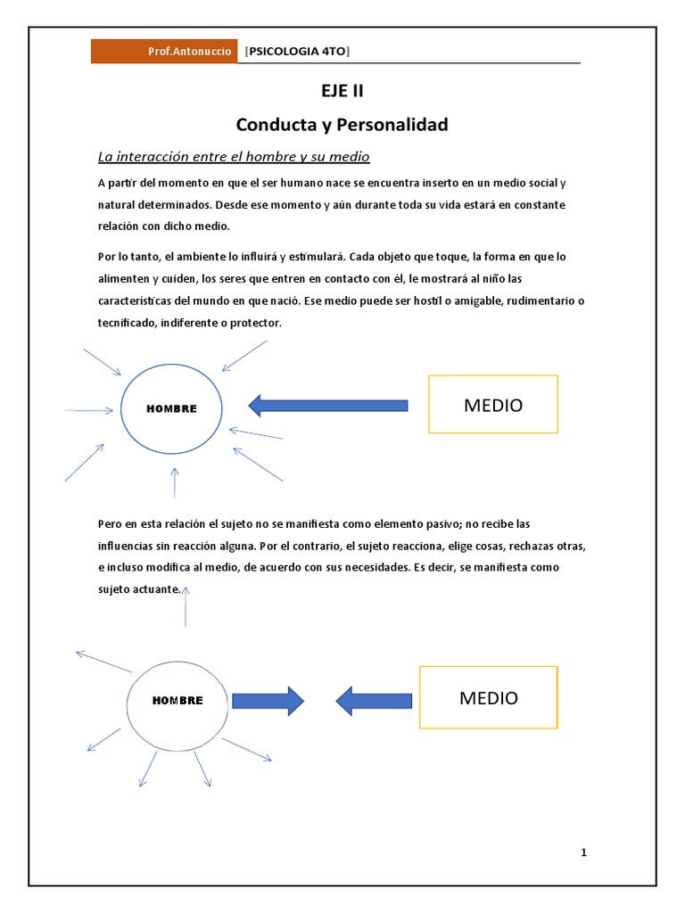 Personalidad y Conducta | PDF | Sicología | Conceptos psicologicos