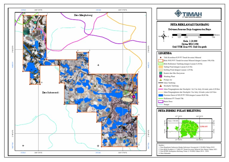 Peta Reklamasi Tambang | PDF