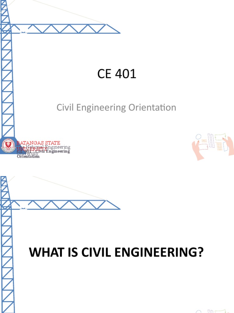 Ce 401 PPT 1 | PDF | Engineering | Civil Engineering