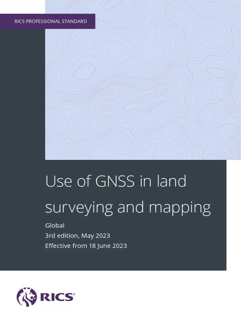 Use of GNSS in Land Surveying and Mapping - 3rd Edition | PDF ...