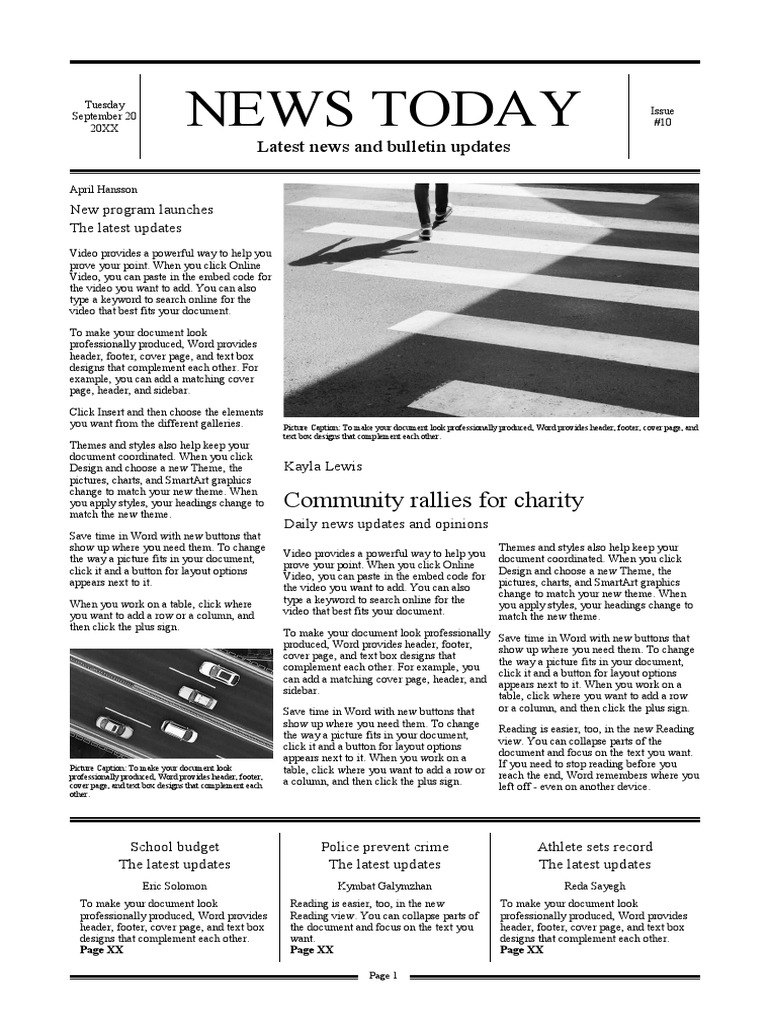 Traditional Newspaper | PDF | Page Layout | Graphics