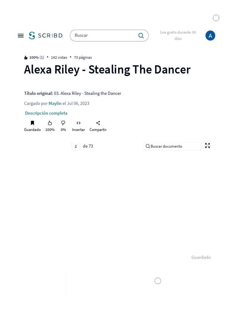 Alexa Riley - Stealing The Dancer - PDF | PDF