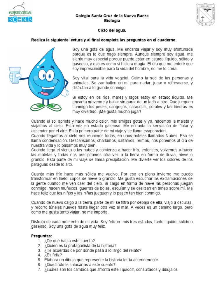 Ciclo Del Agua | PDF | Agua | El ciclo del agua
