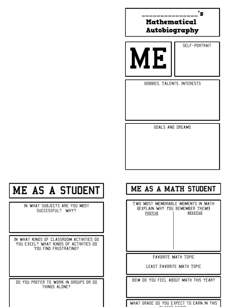 Mathematical Autobiography | PDF