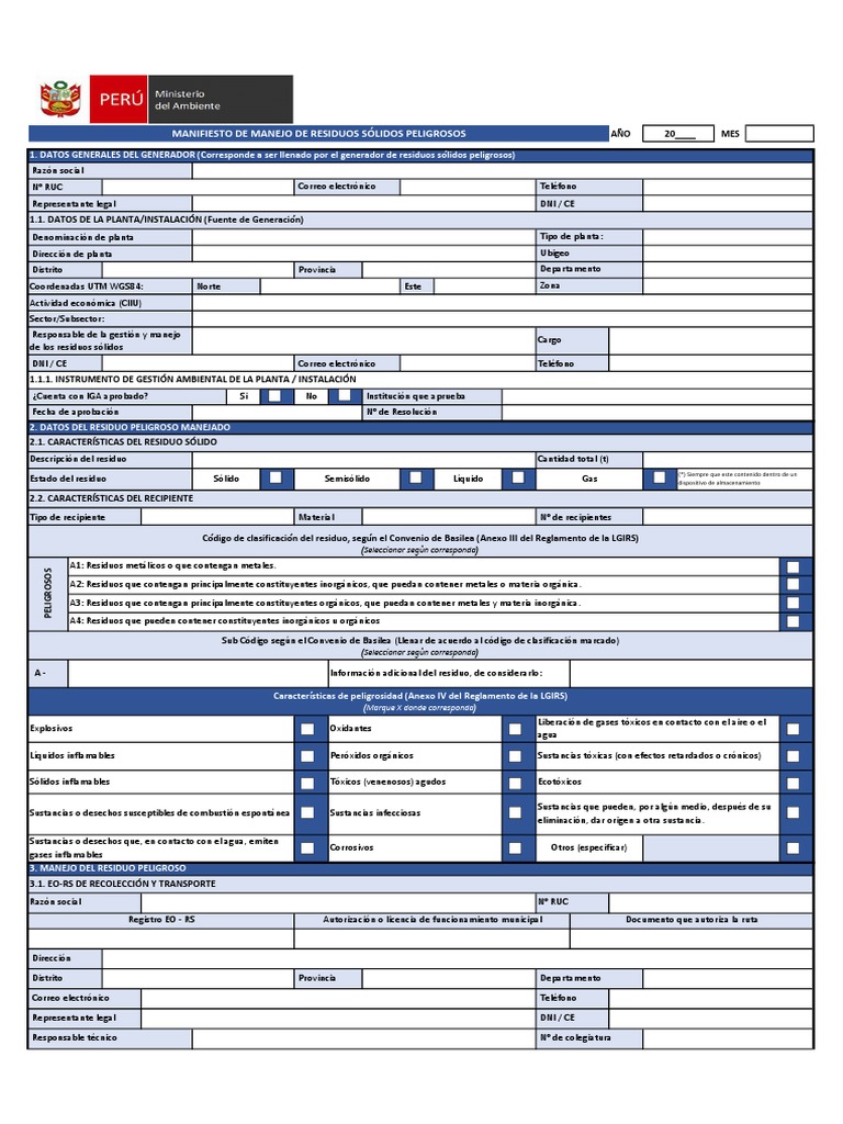 Formato MRSP | PDF | Residuos | Naturaleza