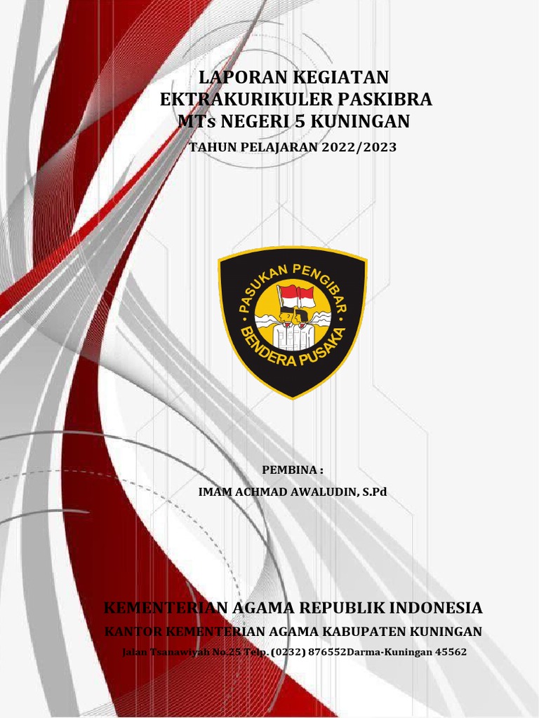 Laporan Ekskul Paskibra 2023 | PDF