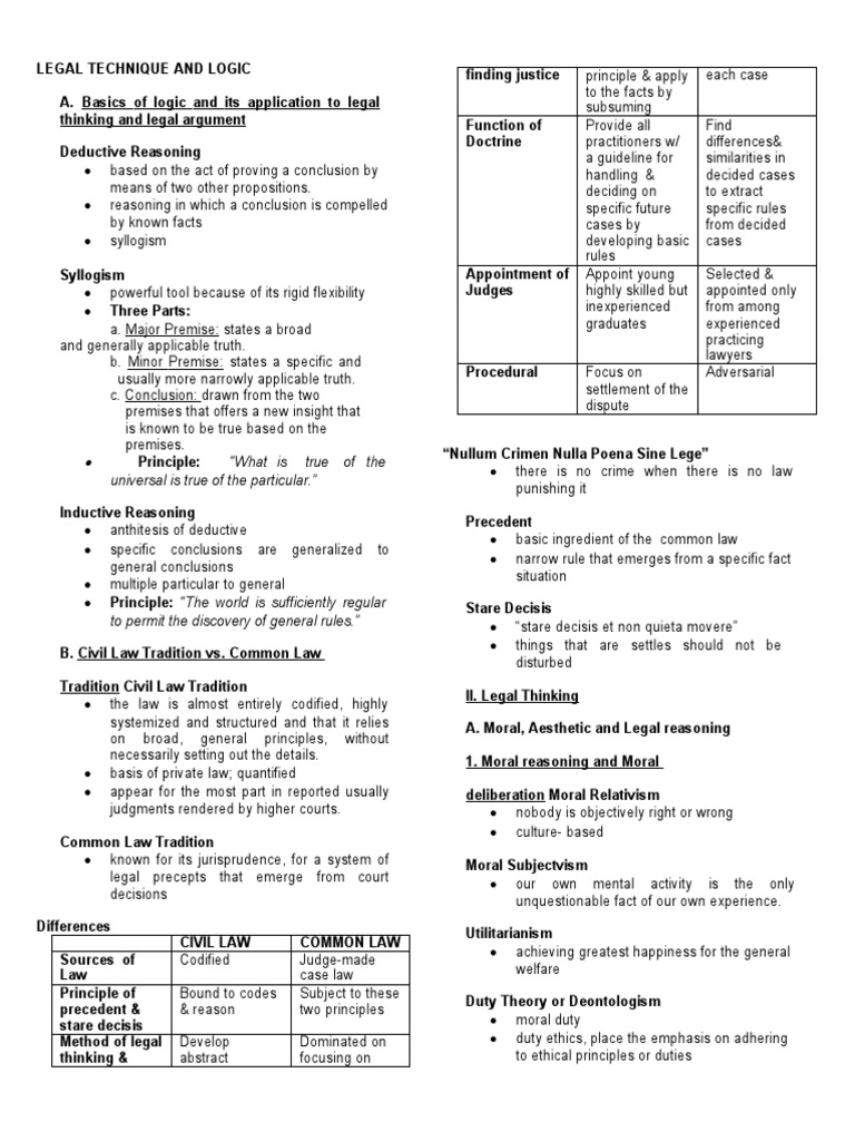 Legal Technique and Logic | PDF | Logical Consequence | Logic