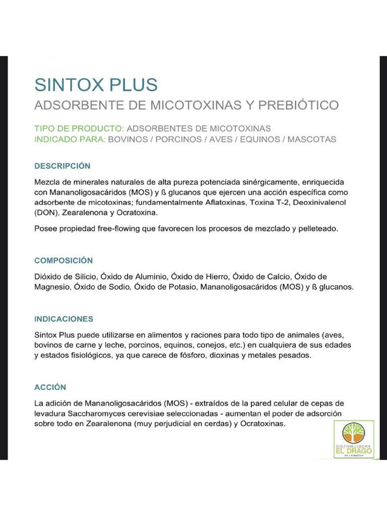 Ficha Sintox Plus | PDF