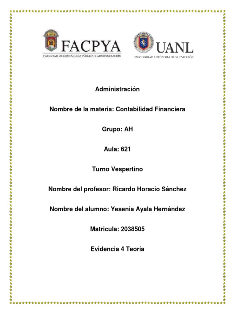 Ev4 Teoria CONTABILIDAD | PDF