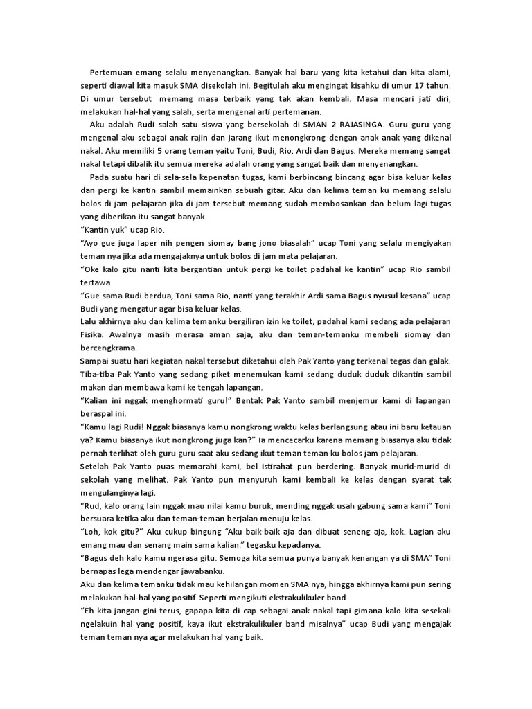 Cerpen Sunda | PDF | Gaya Hidup