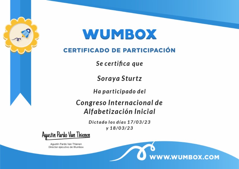 Congreso Internacional de Alfabetización Inicial - Soraya Sturtz | PDF