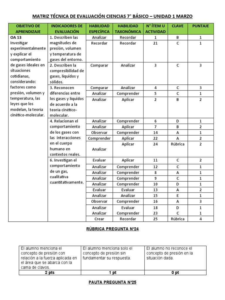 6-. Matriz Técnica de Evaluación | PDF 6-. Matriz Técnica de Evaluación | PDF
