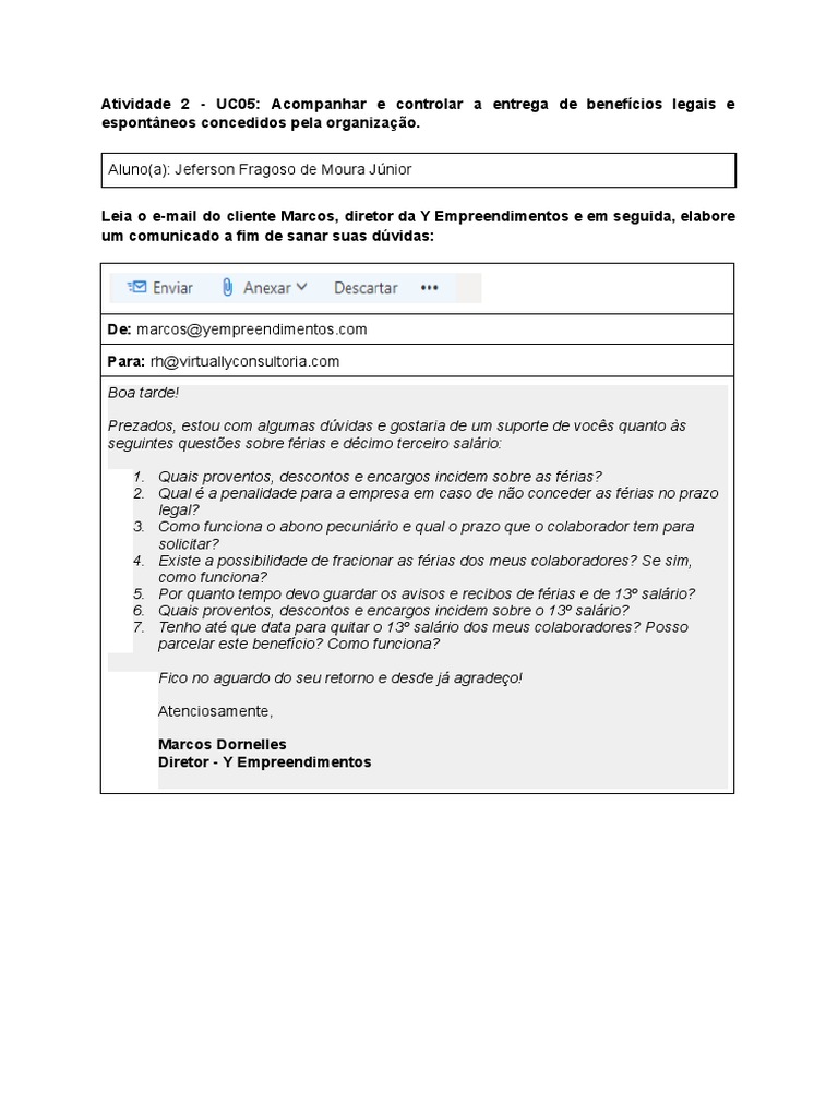 Atividade2 Uc05 TRH | PDF