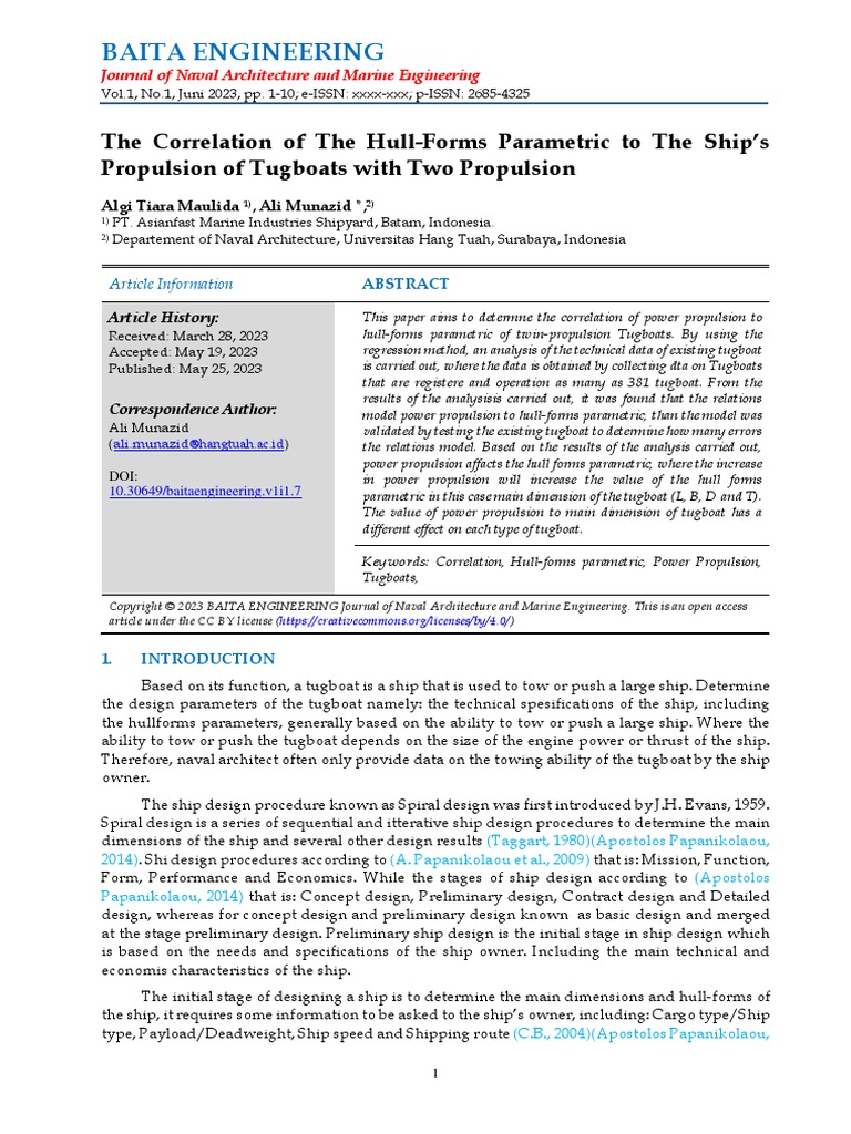 BE07 | PDF | Tugboat | Ships