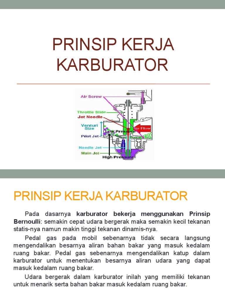 Prinsp Kerja Karburator | PDF