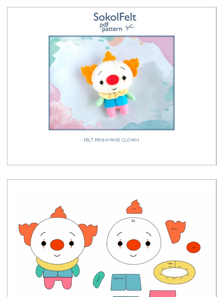 Pennywise Clown - It - Sokolfelt | PDF