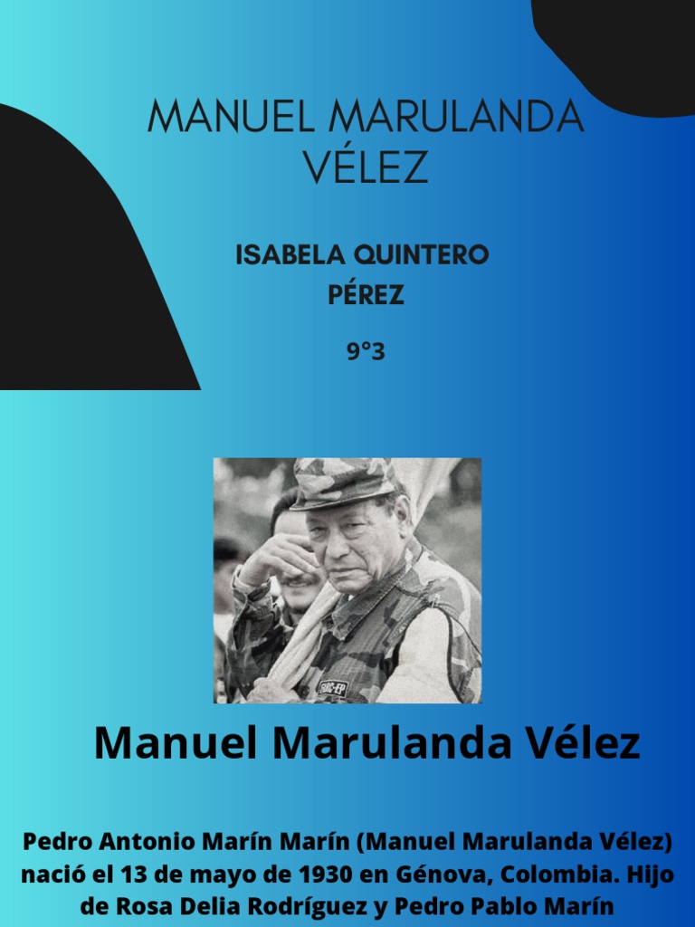 Manuel Marulanda Vélez | PDF