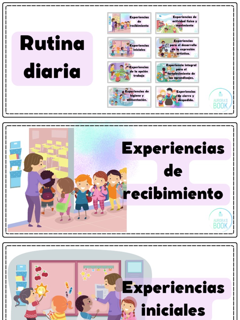 Rutina Diaria Preescolar | PDF