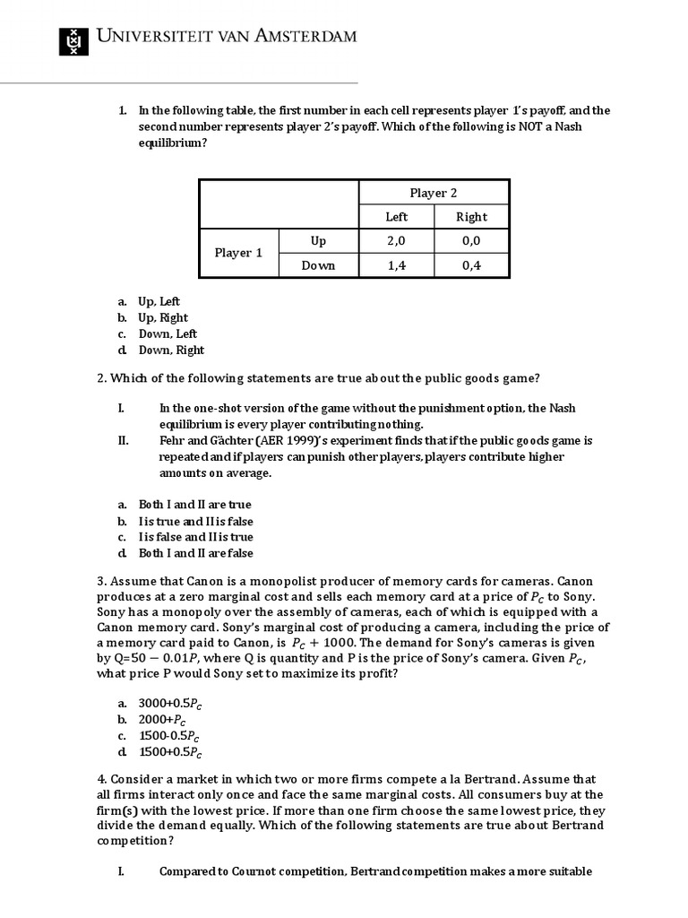 Final Exam 2021-22 Questions | PDF | Economic Theories | Business